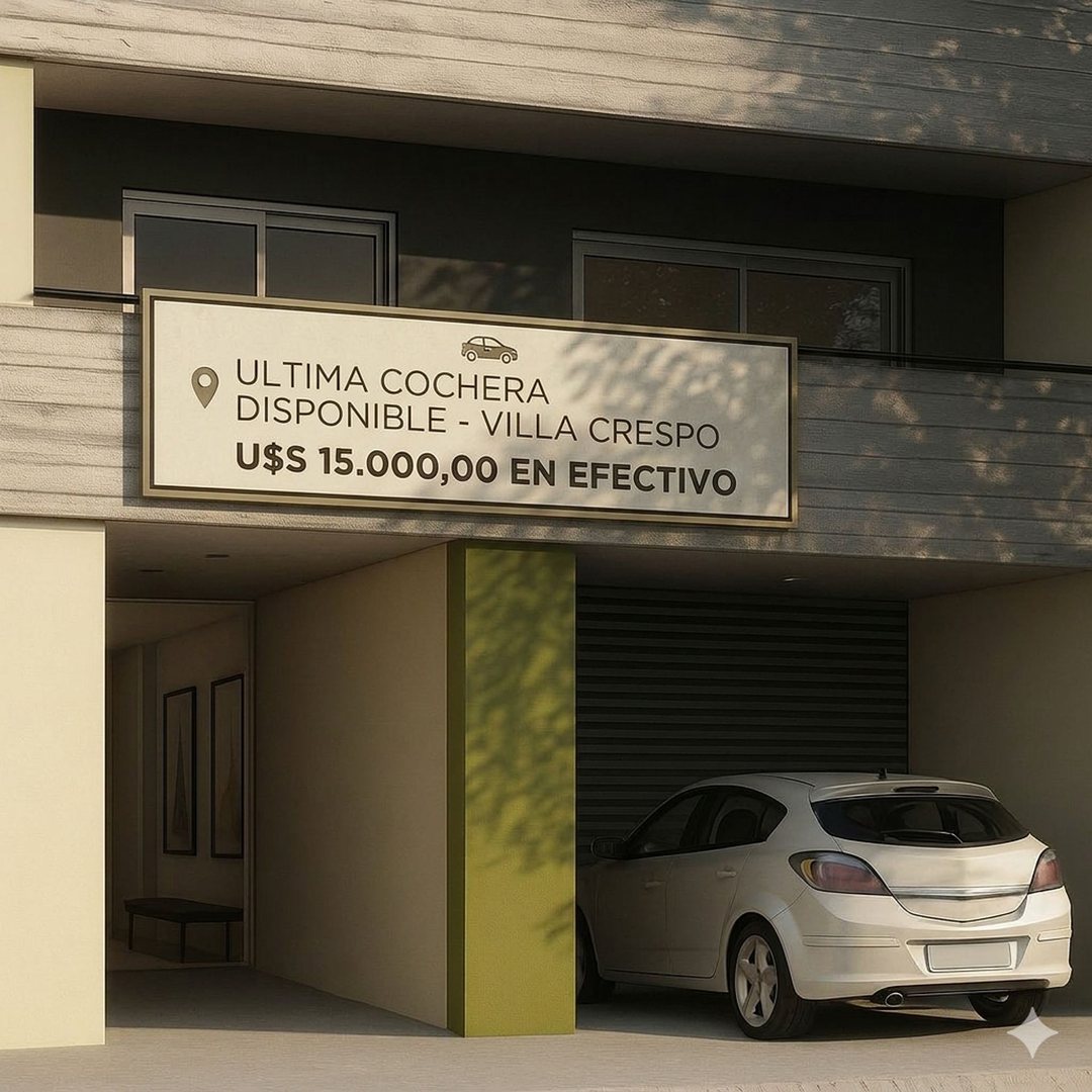 Cochera en venta 0 ambiente en Muñecas 1000, Villa Crespo, Capital Federal