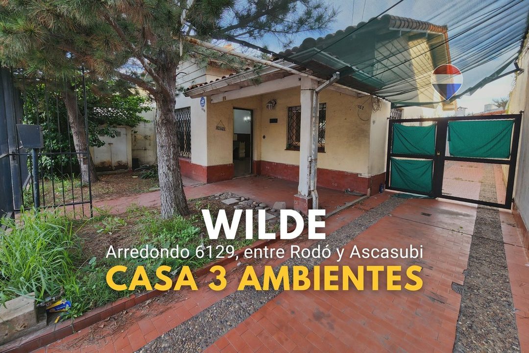 Casa en venta 3 ambientes en General Arredondo 6100, Wilde, Avellaneda ...